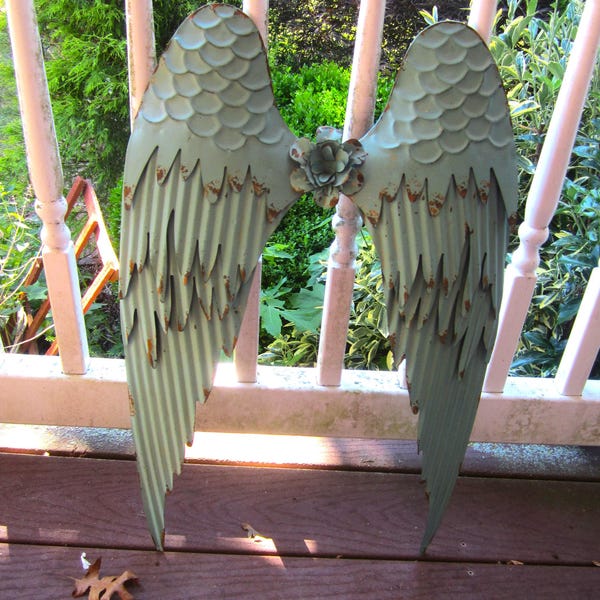 Metal Angel Wings - Etsy
