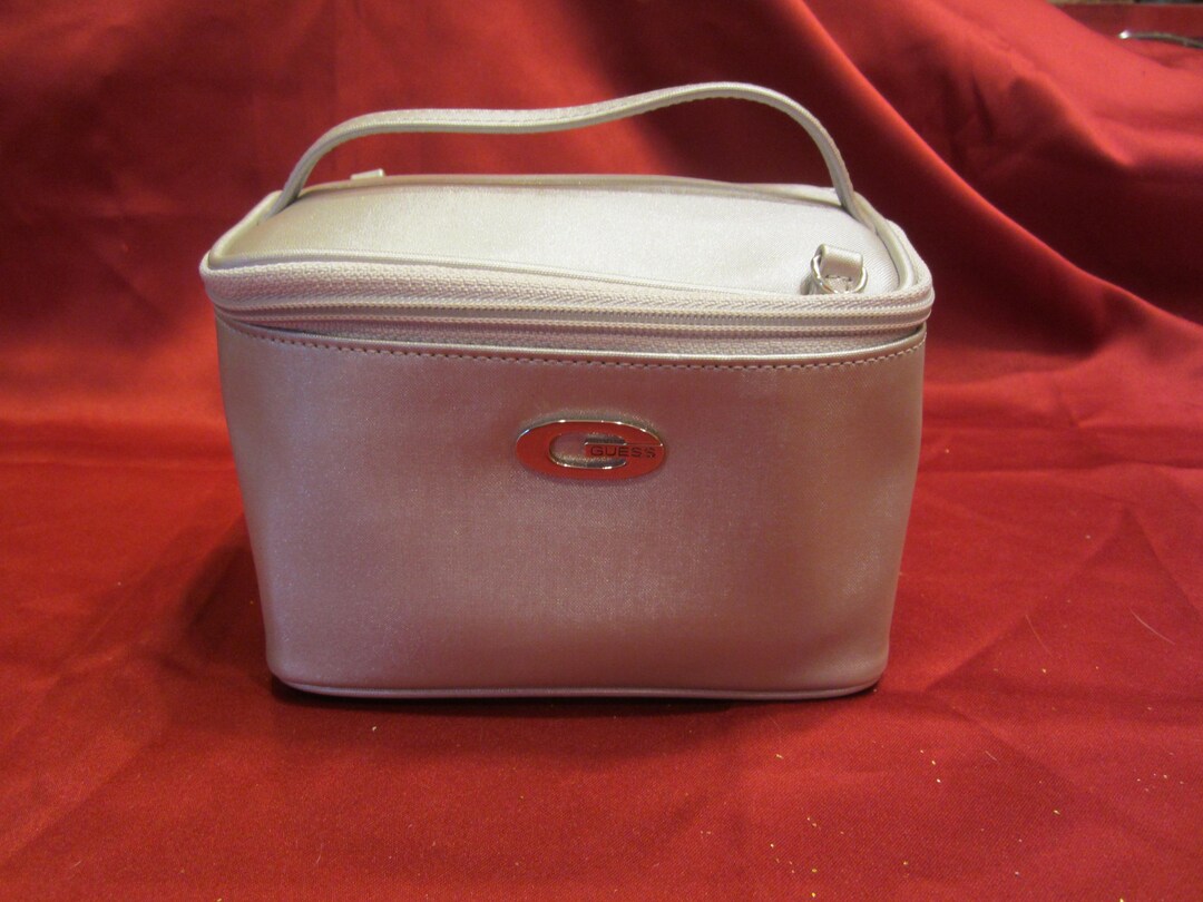 Vtg Guess Small Box Style Silver Bag, Spark Babies Bag W/shoulder Strap ...