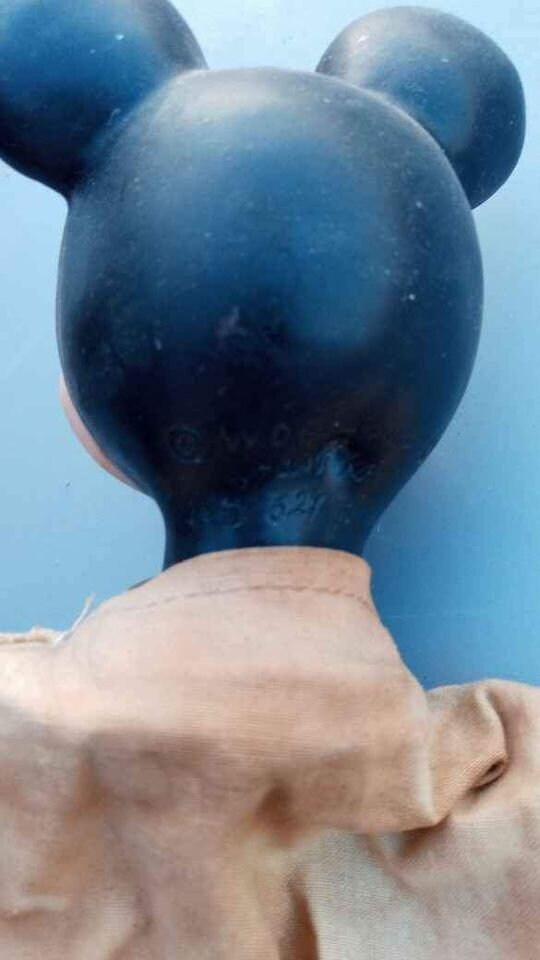 Vtg MICKEY MOUSE 1960s Hand Puppet by GUND for Disney Plastic & Cloth ...