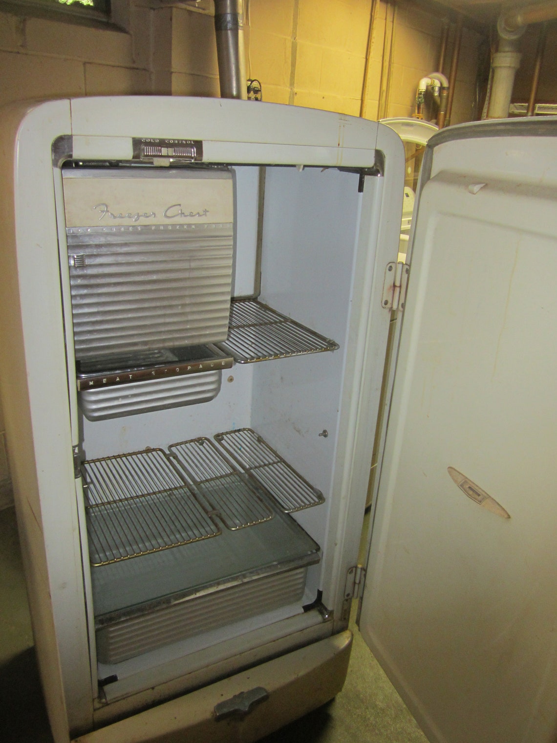 RARE Vtg 50's Coldspot by Sears Refrigerator, W/booklet, NO Shipping ...