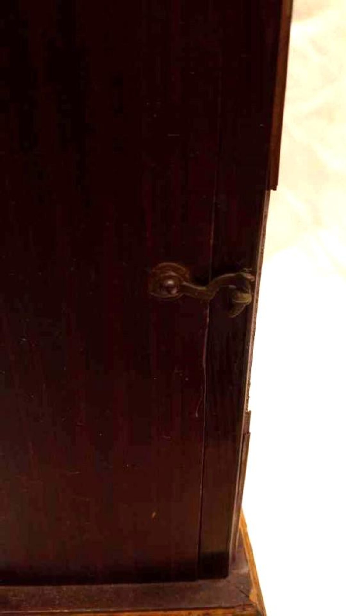 Antique Mantle/shelf Key Wind Pendulum Clock W/roman Numerals 1880 Era ...