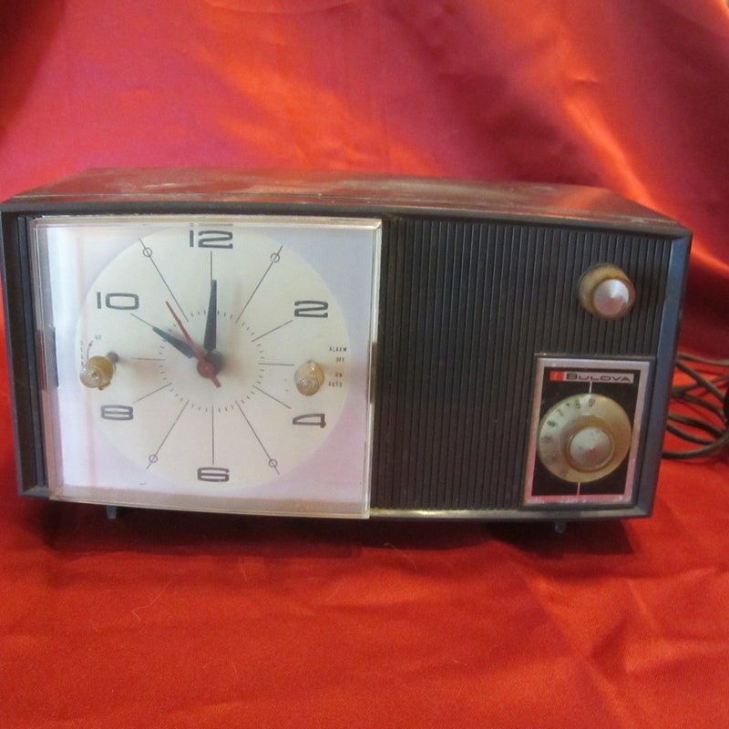 1960s Clock Radio - Etsy