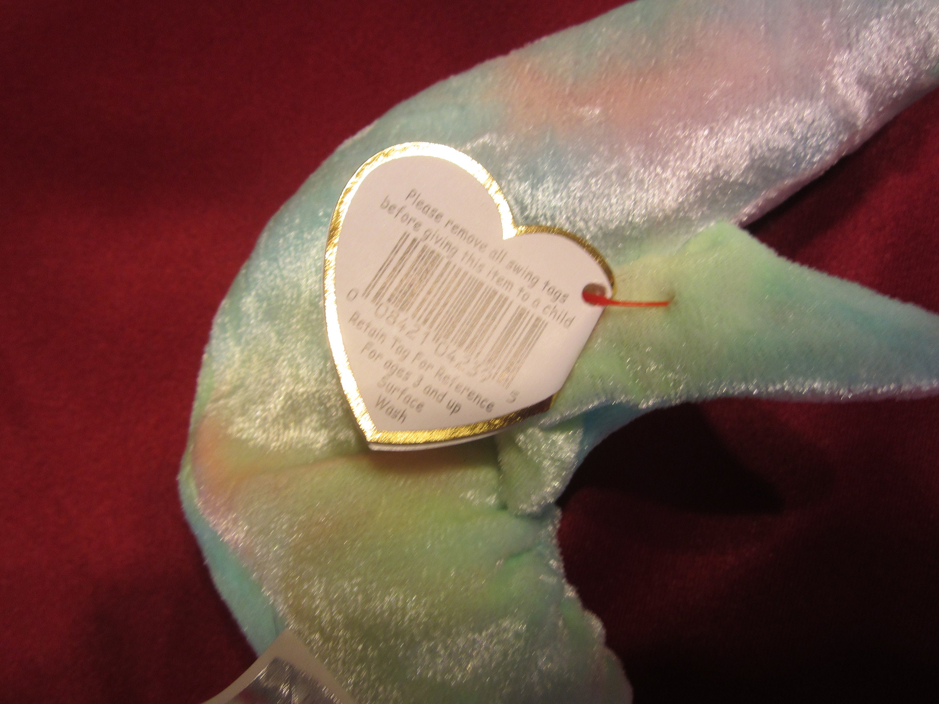 RARE Vtg Original Beanie Baby NEON SEAHORSE, W/tags & Errors - Etsy