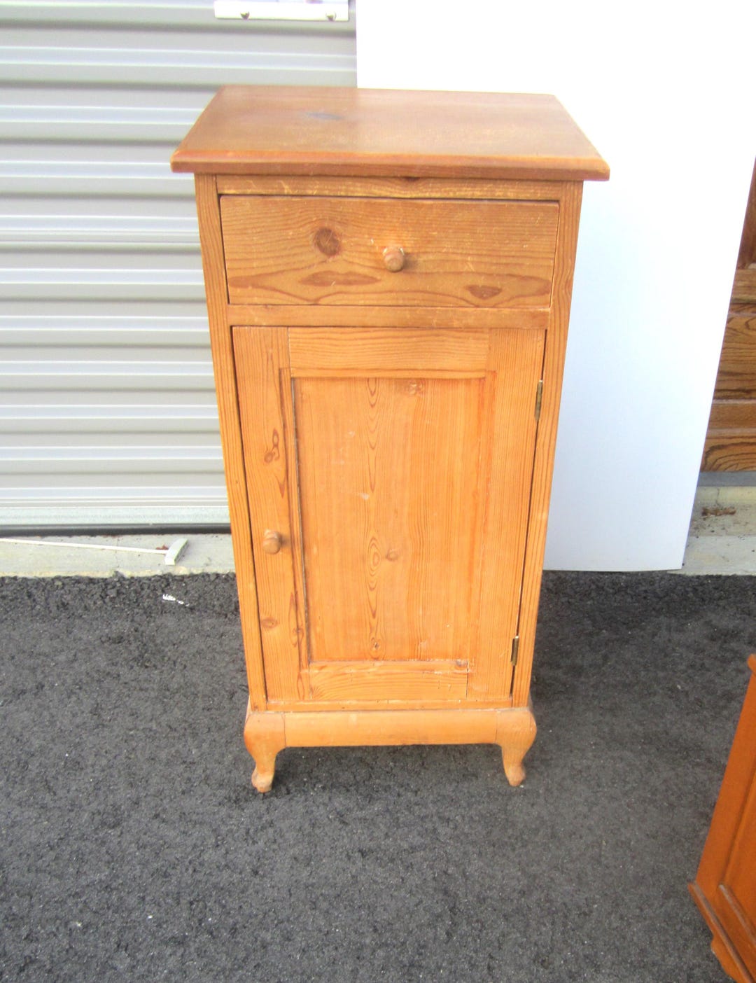 Vtg Handmade Cabinet, Solid Repurposed Wood Cabinet NO Shipping Pick up ...