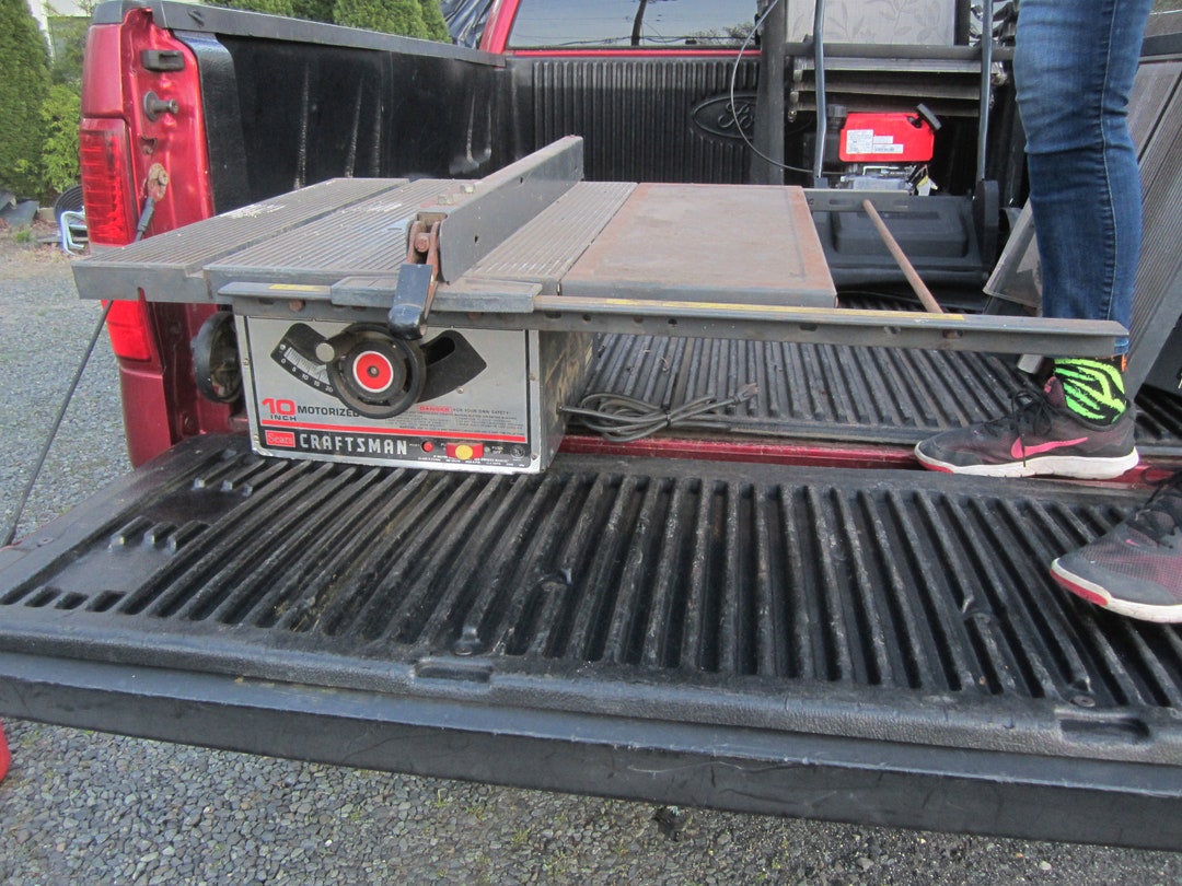 Vtg 1988 Craftsman Table Saw W/legs 10" Blade Pick up Only NO Shipping ...