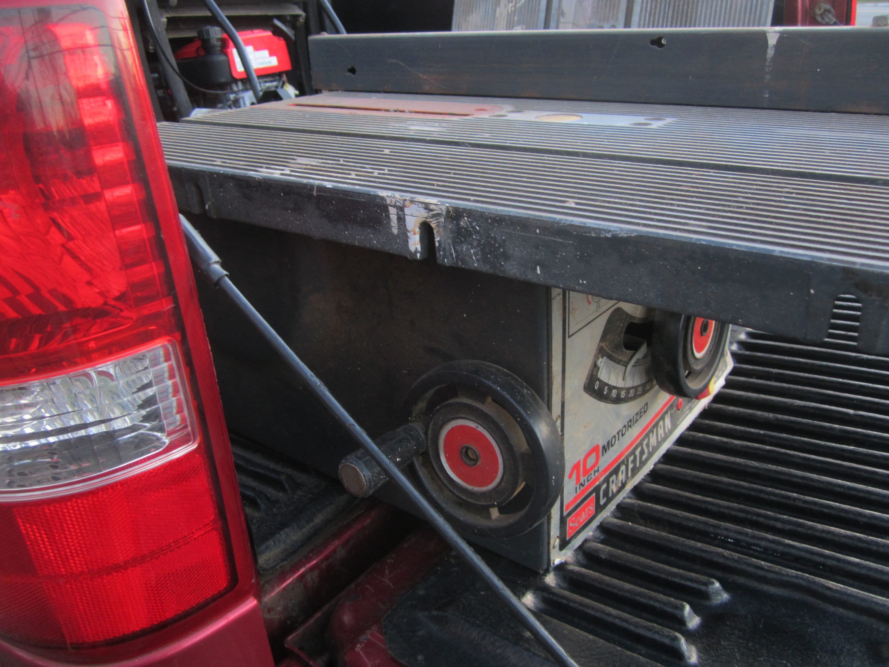 Vtg 1988 Craftsman Table Saw W/legs 10" Blade Pick up Only NO Shipping ...