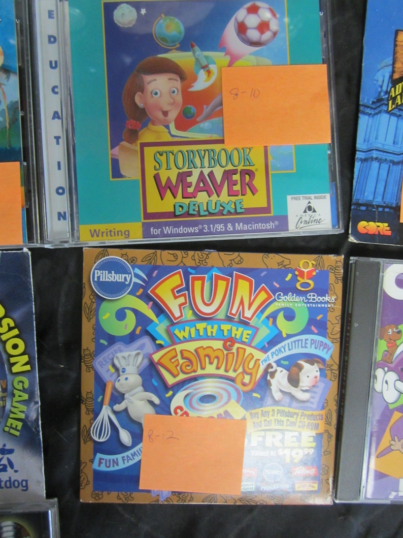CD-ROM PC Games, Different Games, Some Vintage 10ea - Etsy