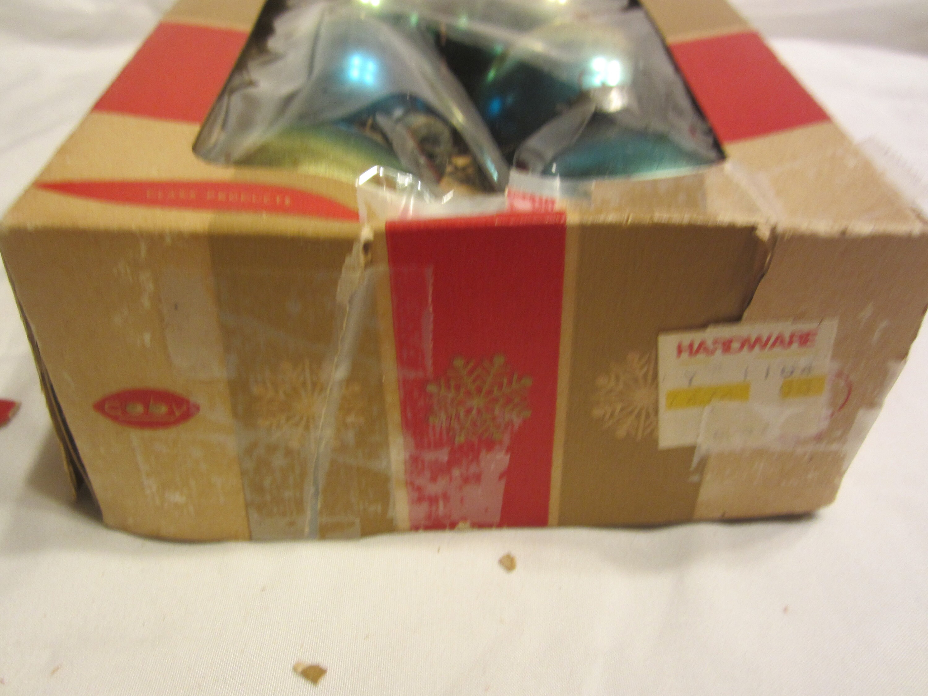 UNIQUE VTG 60'S Coby Ombre Glass Ornaments, Blue to Gold, W/box - Etsy