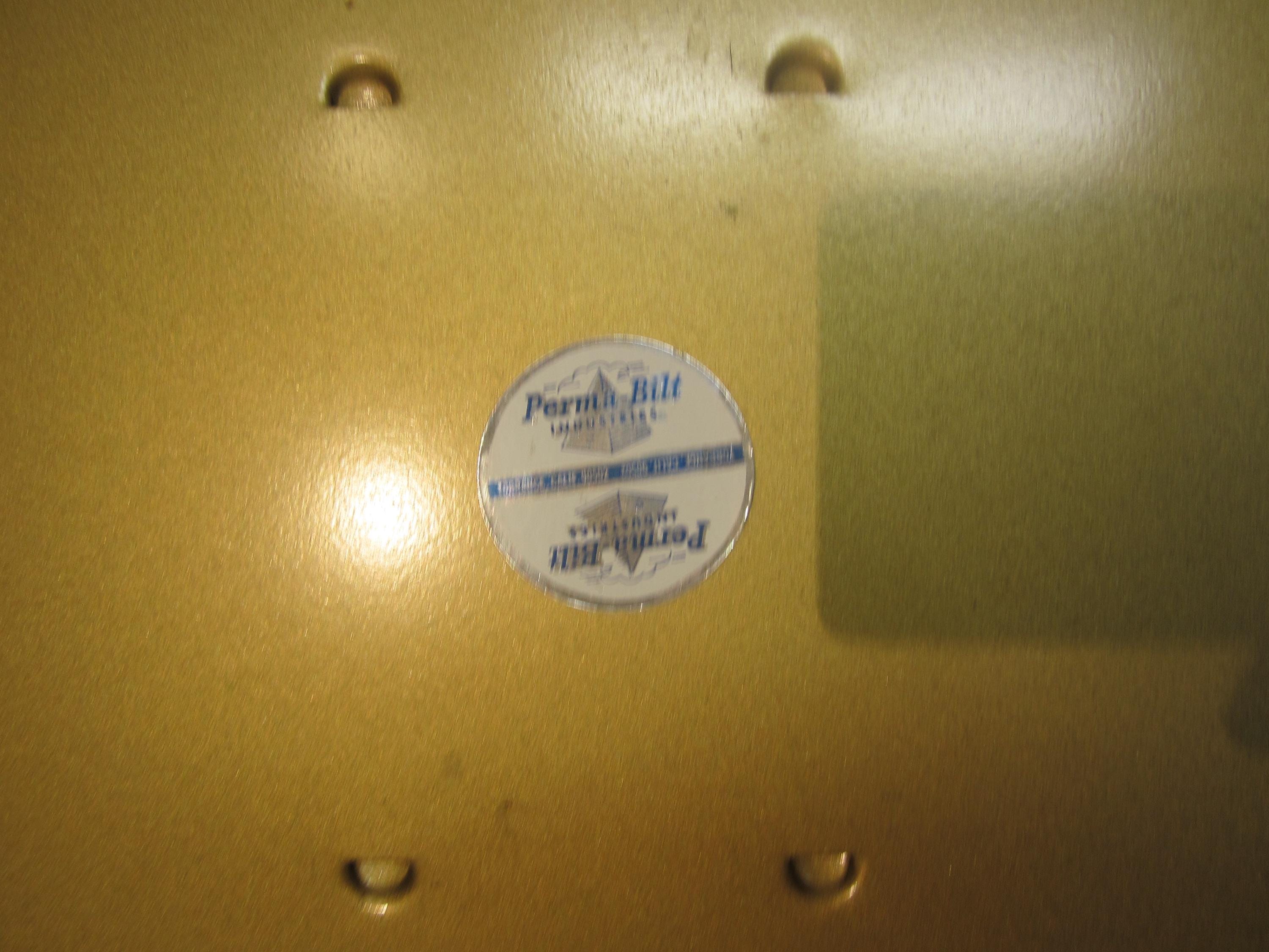 Vtg 50's Perma-bilt Mirror From a Medicine Cabinet, Gold Tone Antiqued ...