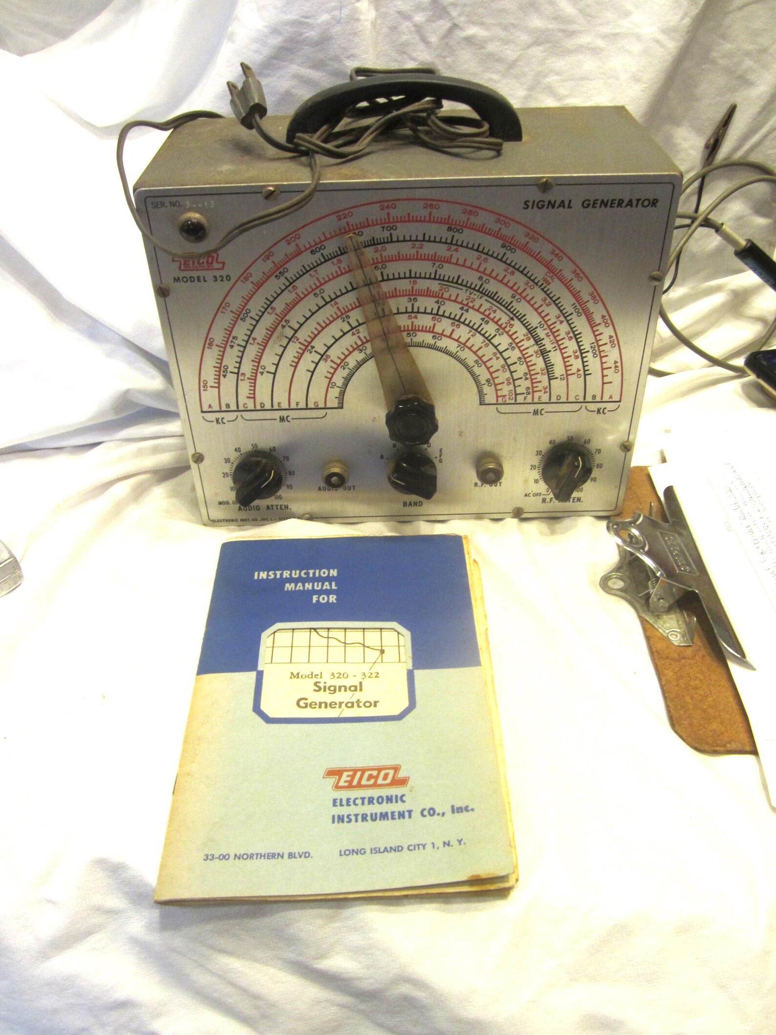 RARE 1949 EICO Signal Generator Model 320 W/manual - Etsy