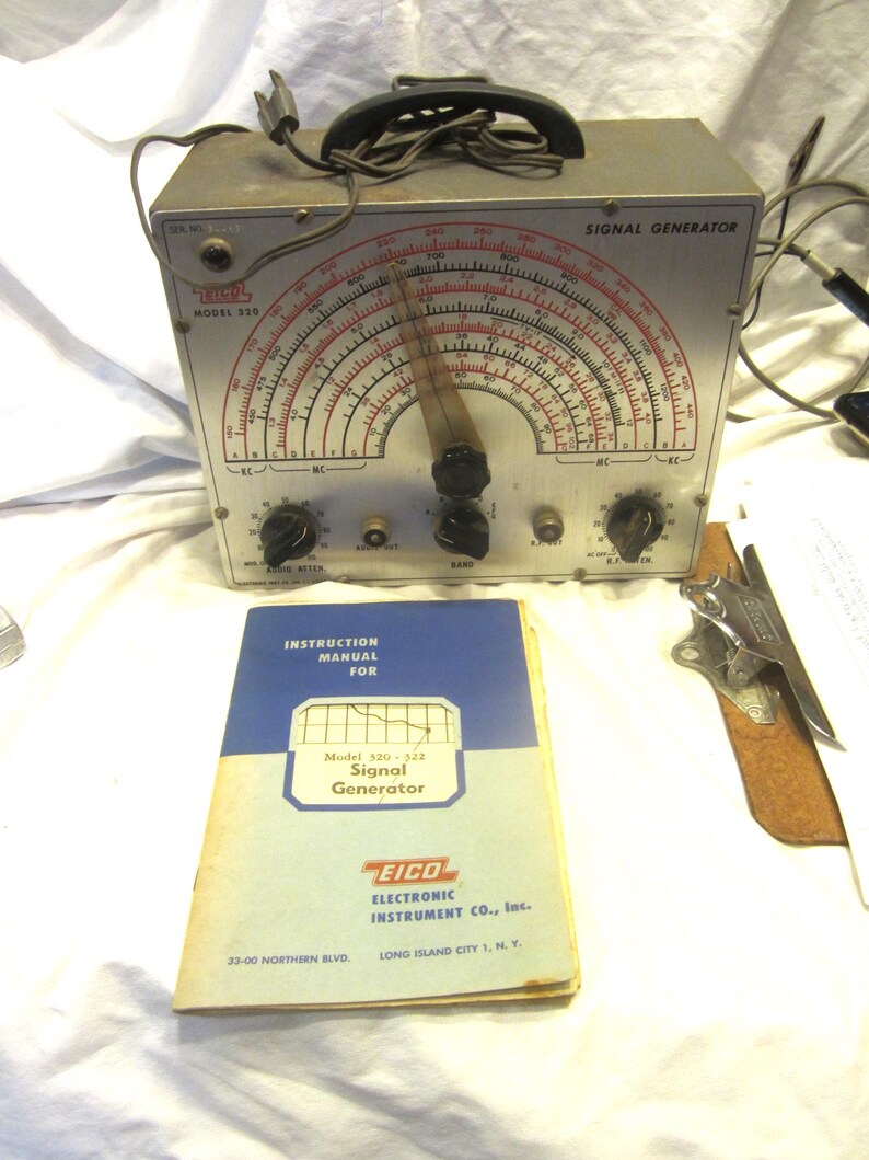 RARE 1949 EICO Signal Generator Model 320 W/manual - Etsy