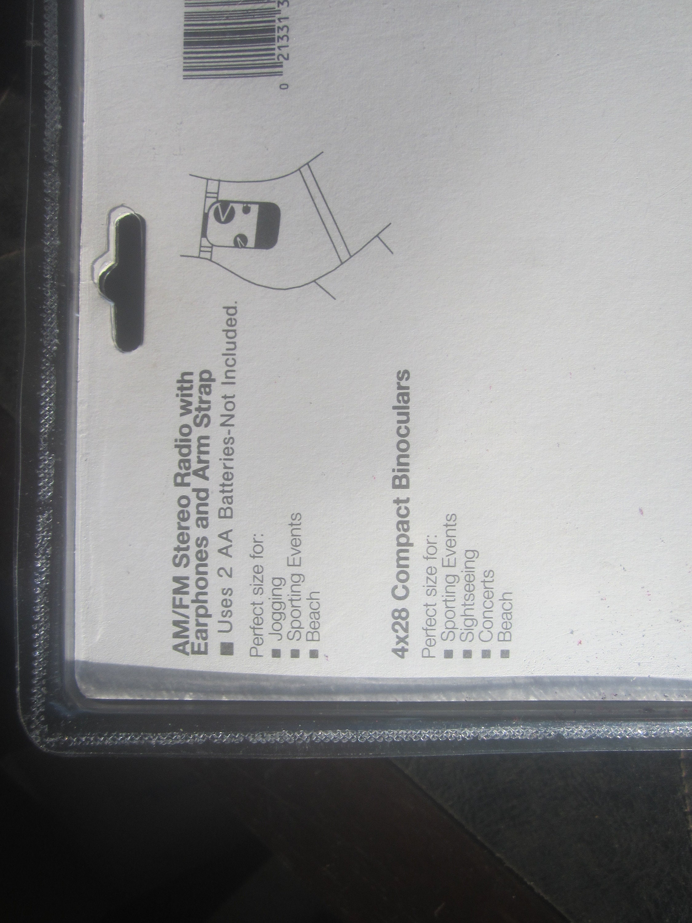 Vtg Sakar Sports Kiet, AM/FM Radio & Binoculars in Original Package - Etsy