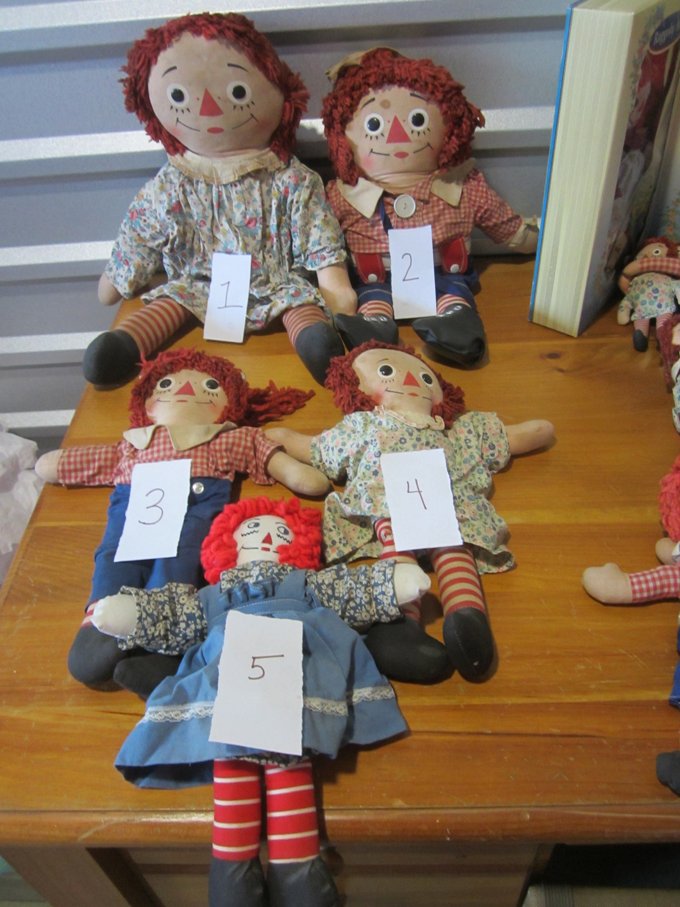 Rare Vtg Collection of RAGGEDY ANN & ANDY Dolls Memorabilia - Etsy