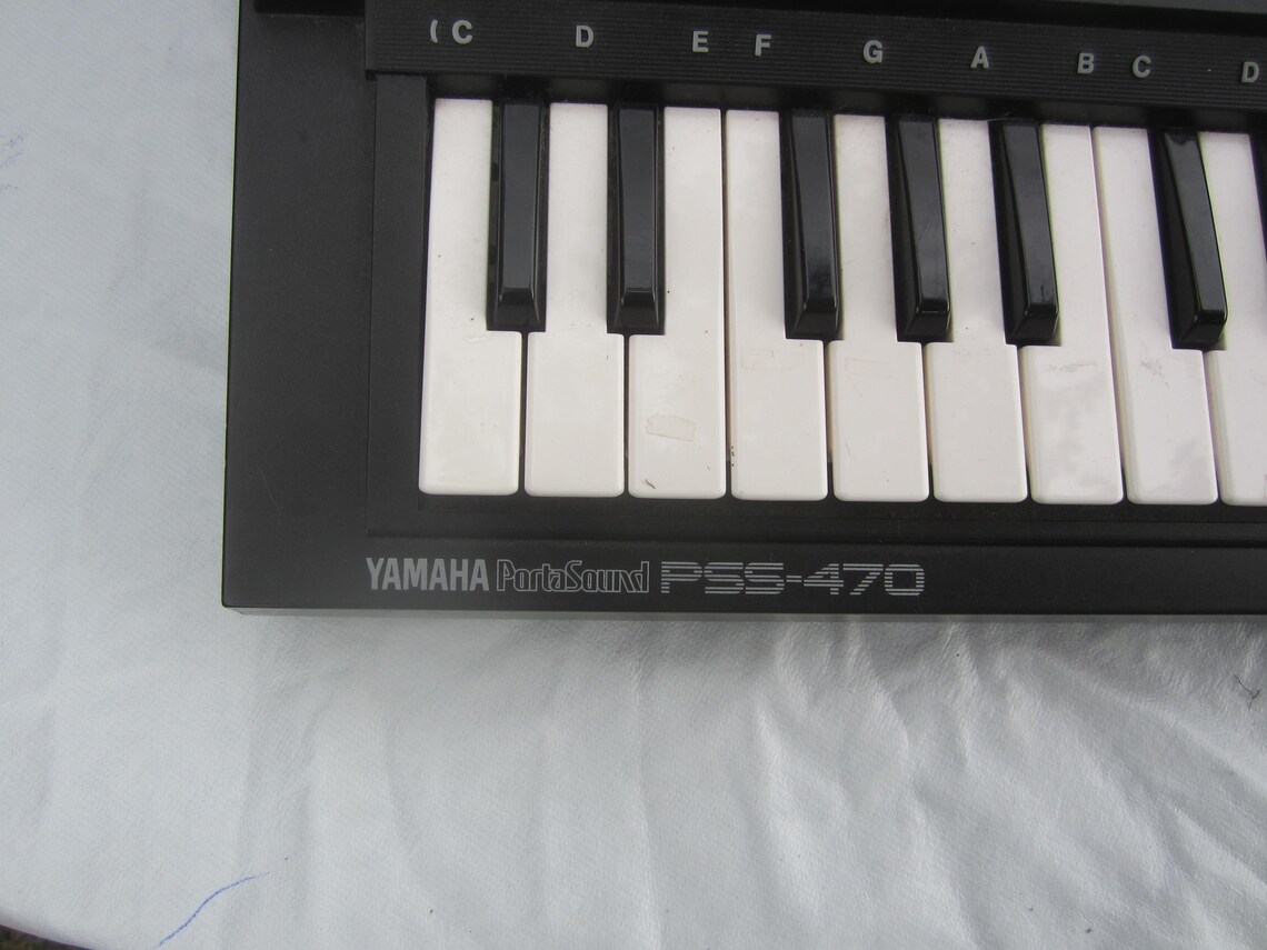 YAMAHA Electric Keyboard Model PSS-470 Porta Sound - Etsy