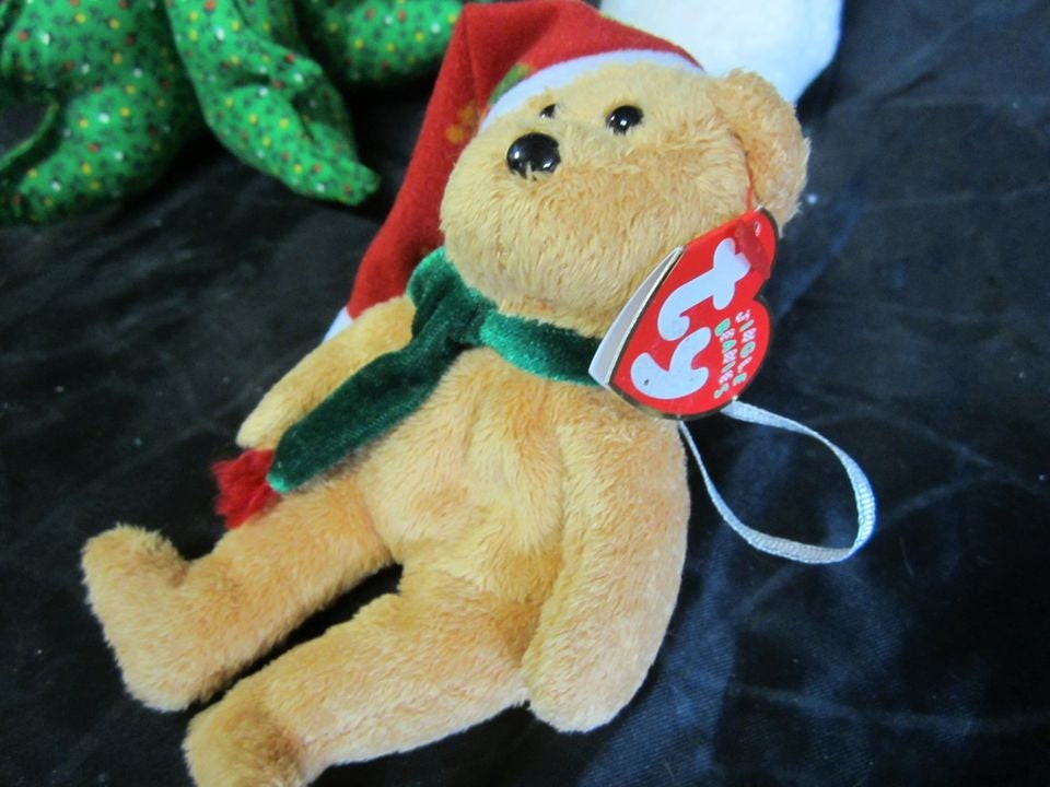 Set of 5 Plush Christmas Decorations, TY, RUSS, HANDMADE - Etsy