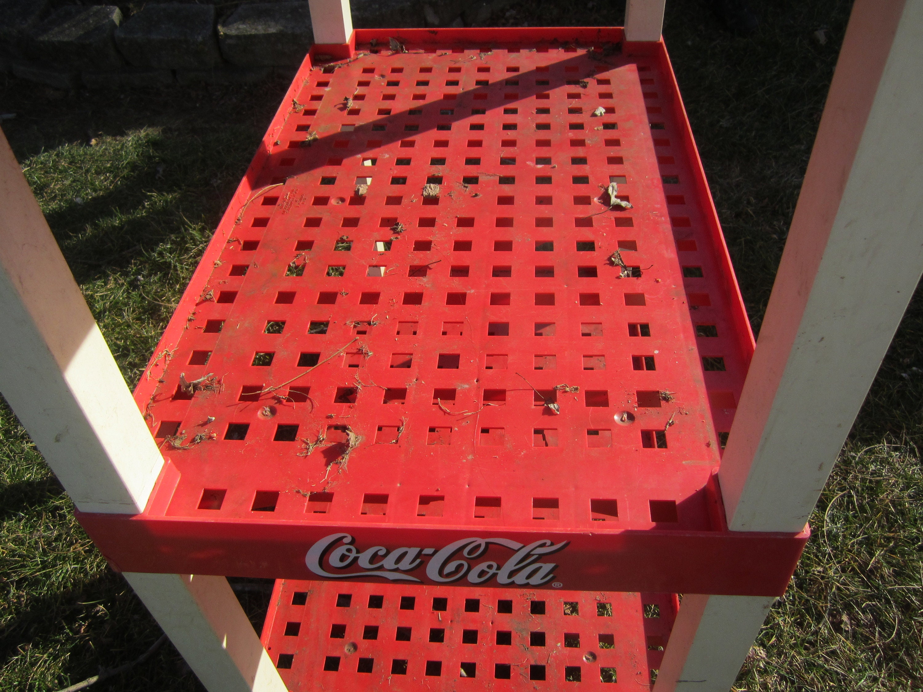 Vtg COCA-COLA Soda Display Shelf W/logo Plastic Shelf Red - Etsy