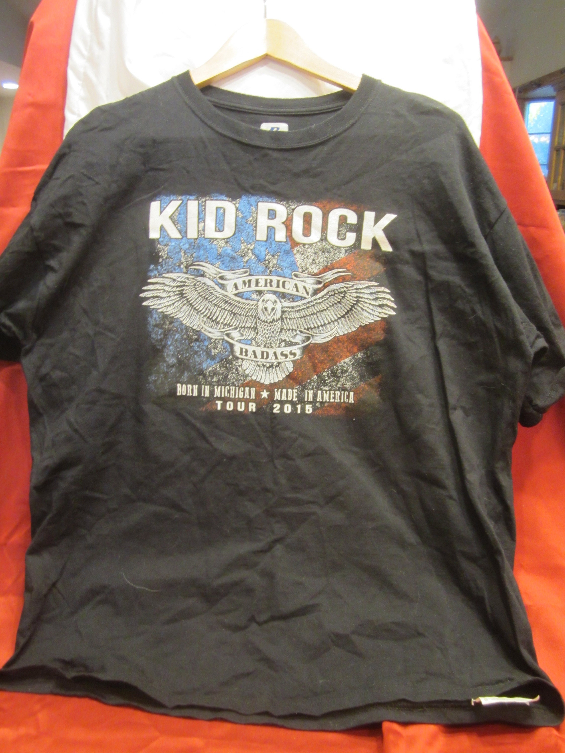 2015 KID ROCK Concert T-shirt, Black, First Kiss Concert - Etsy