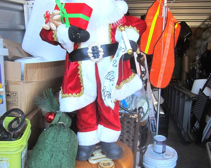Large Santa Figure Display, Beautiful Decoration - Etsy