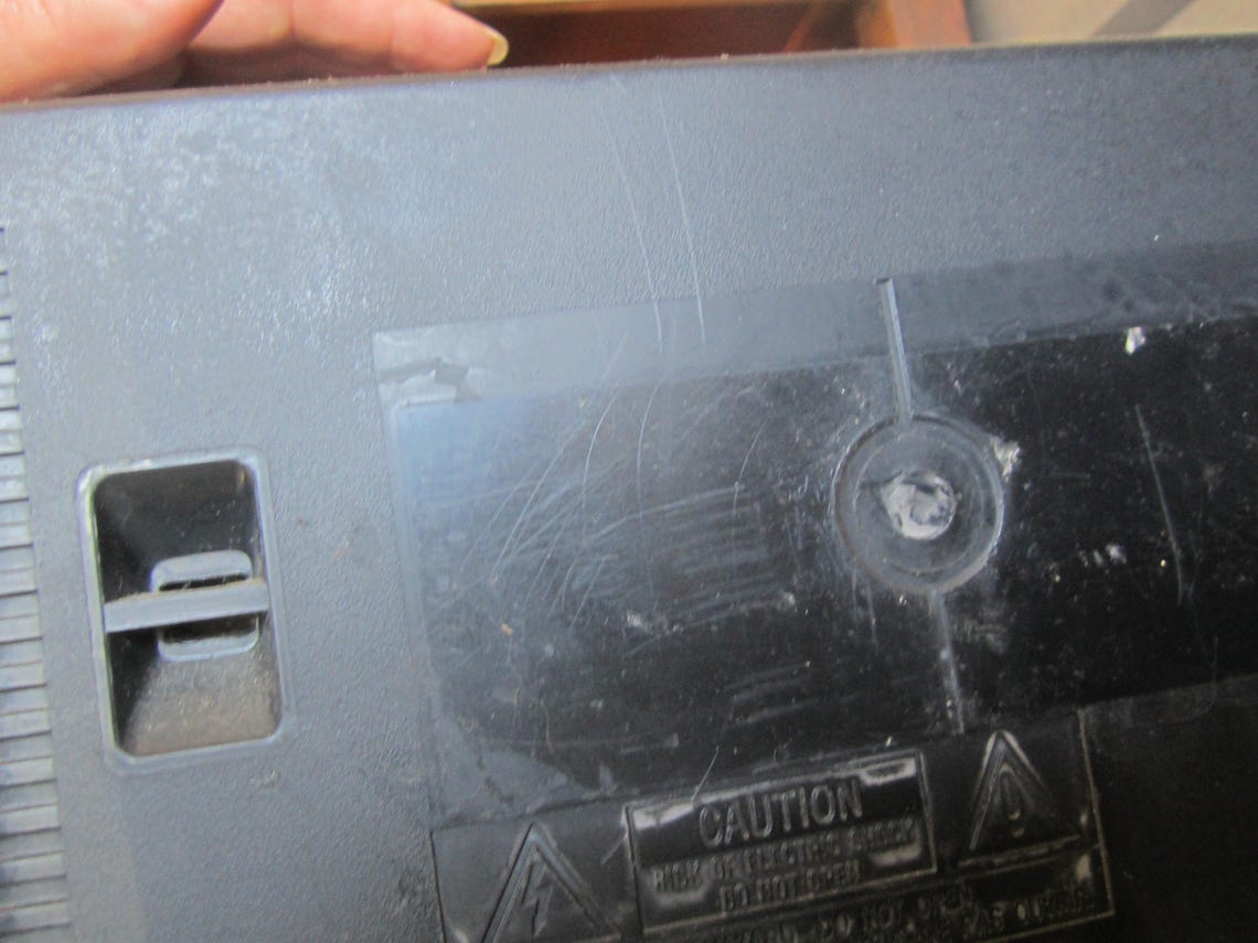 Vtg JVC 20'' Television W/built in DVD Player, Front Controls NO ...