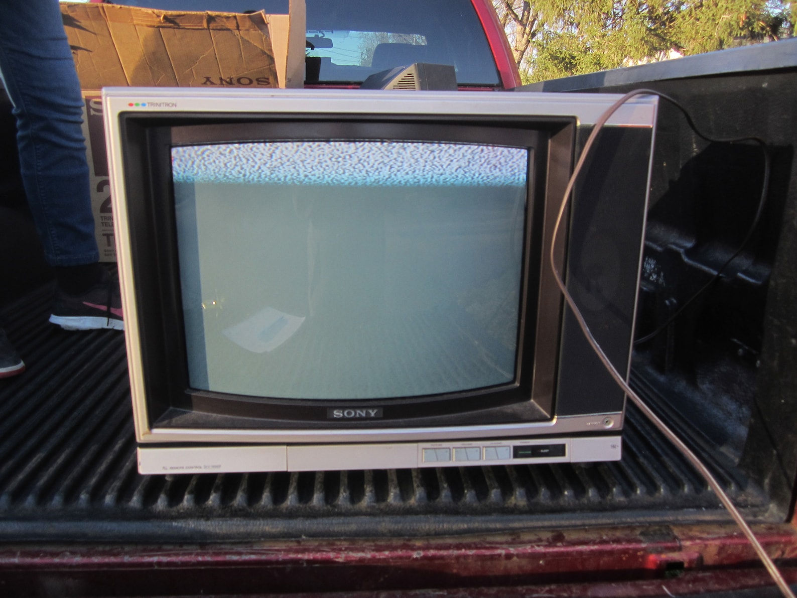 Vtg Sony Trinitron Color TV, Model KV1996R, Pick up Only NO Shipping - Etsy
