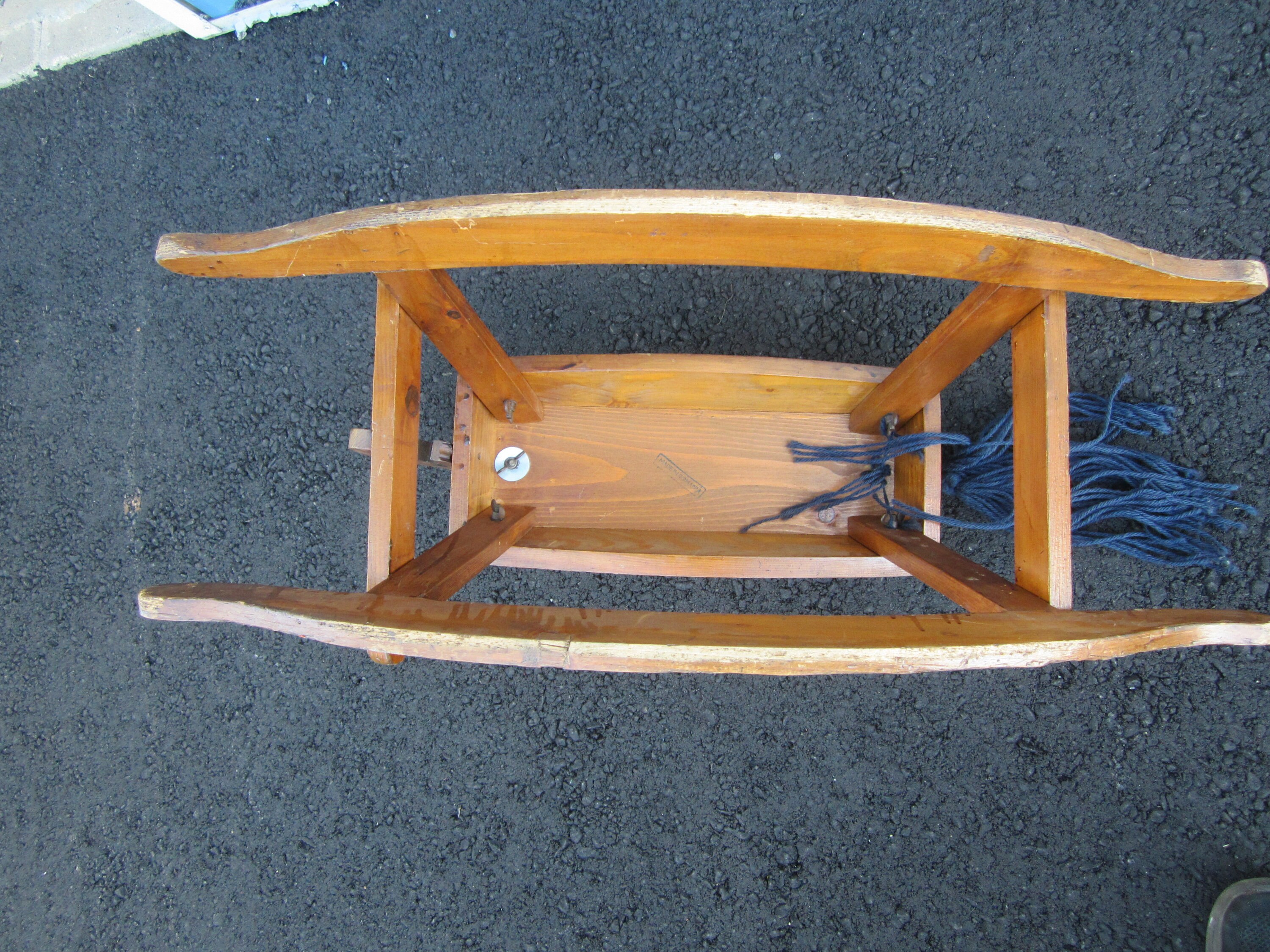 Vtg HANDMADE WOODEN ROCKING Horse, Made in Romania - Etsy