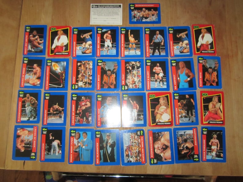 Vtg 1991 WWF WRESTLING CARDS, 33 Cards, Read All - Etsy