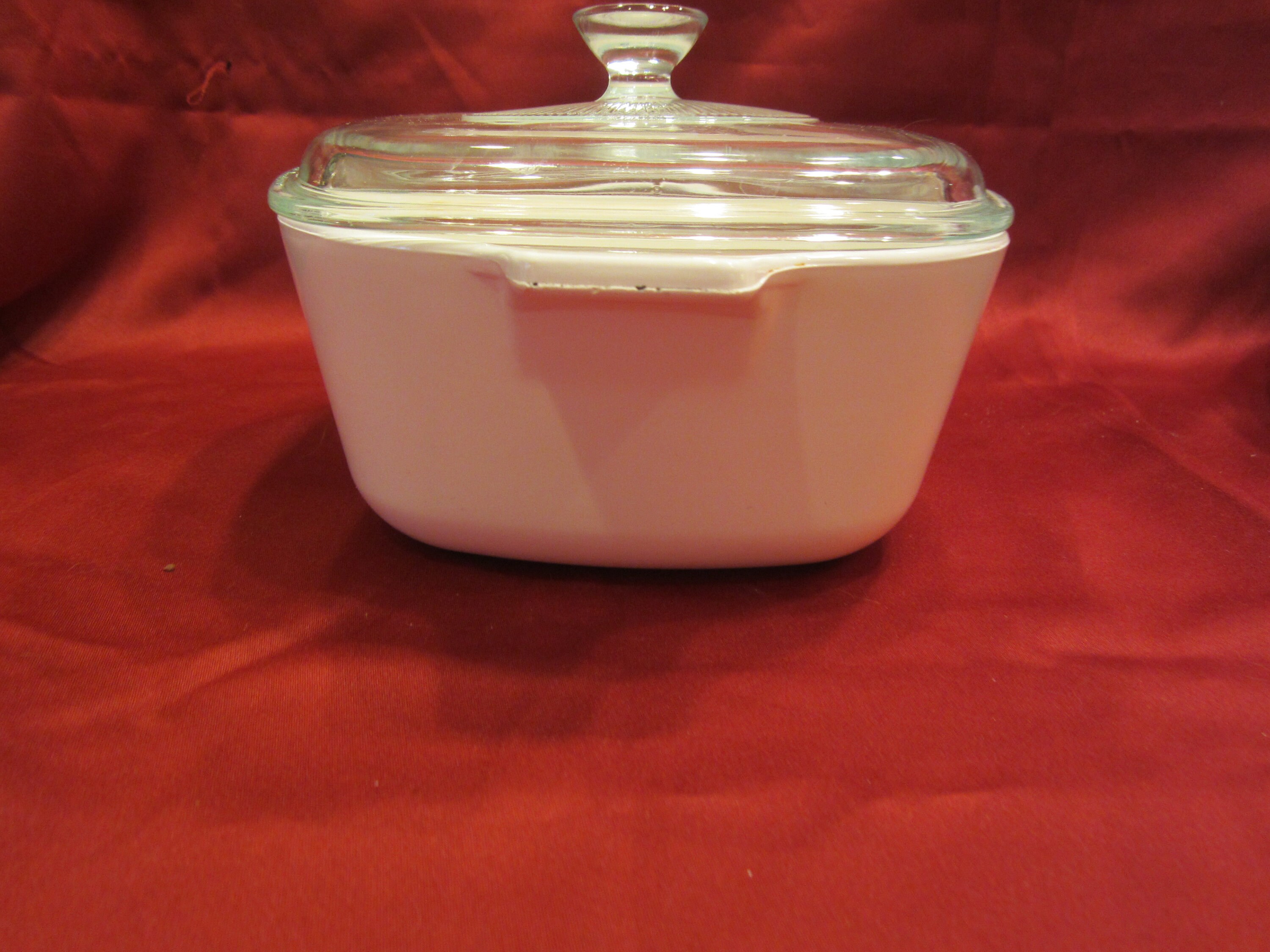 Retro Rare 58-59 CORNING PYROCERAM C-1 Casserole Dish W/lid, Square ...