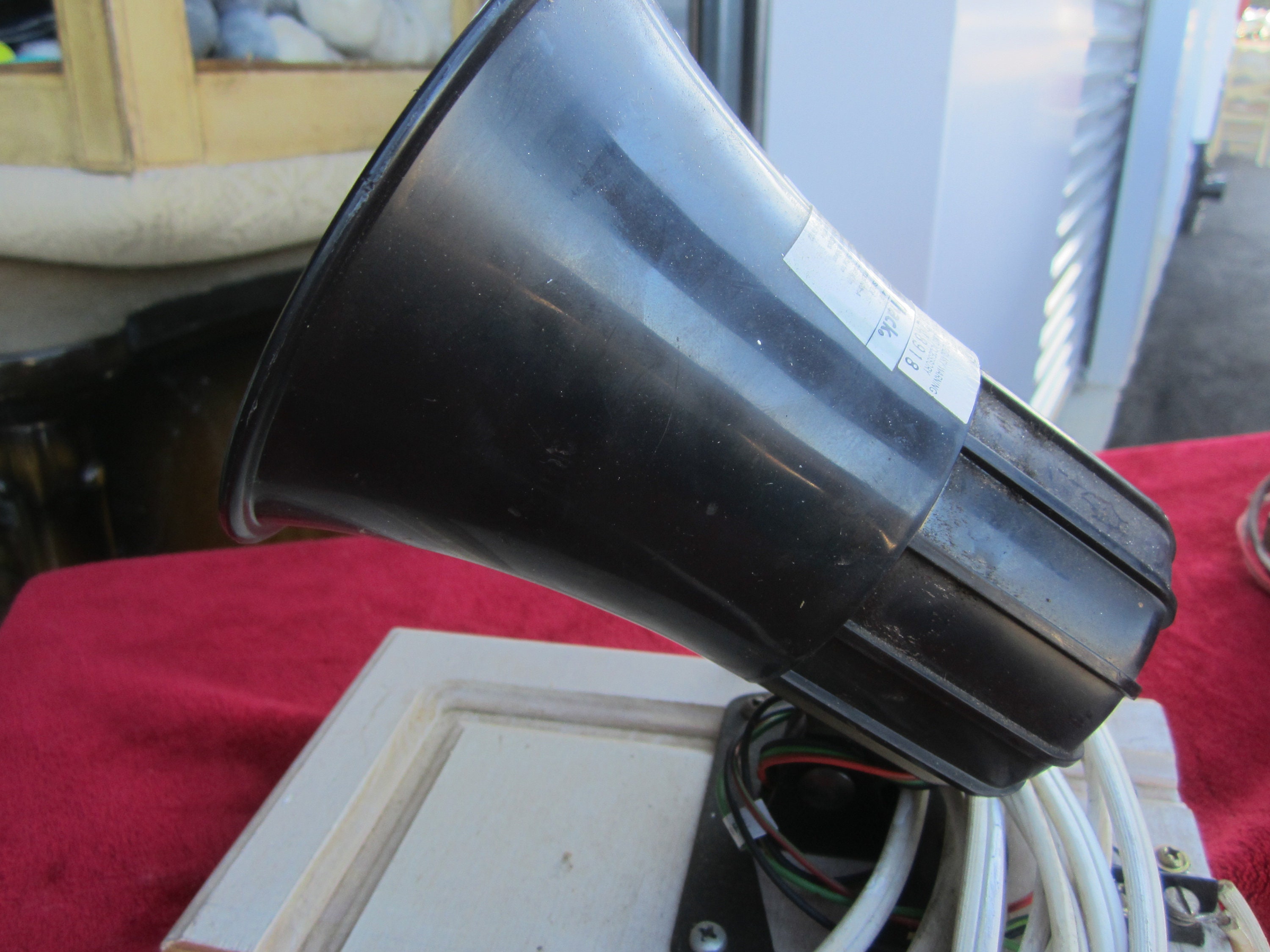 Vtg Radio Shack Alarm Horn Project W/wiring Assembly, Home Made Project ...