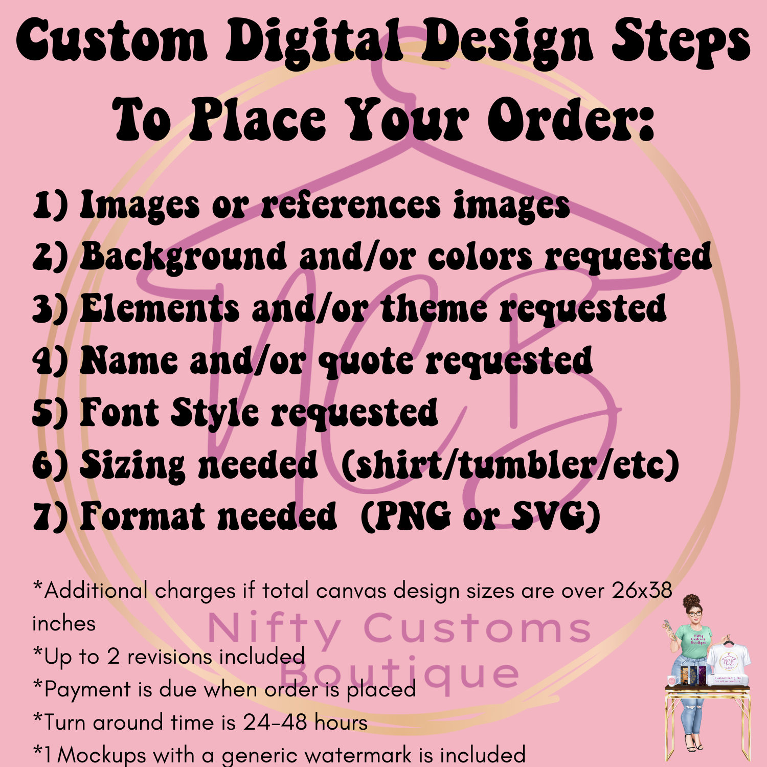 Large Custom Digital Design (PNG or SVG) | Personalized Designs ...