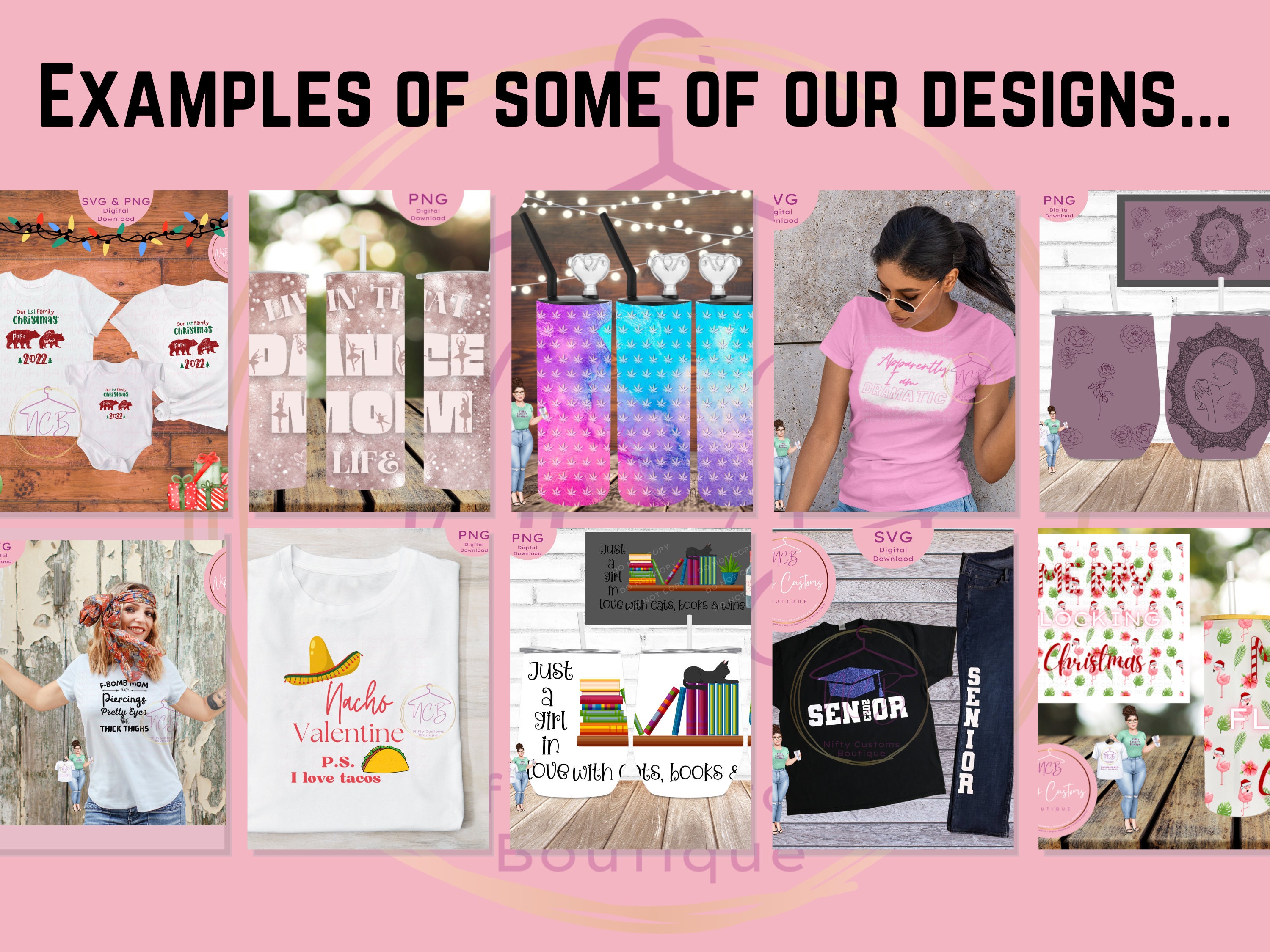 Large Custom Digital Design (PNG or SVG) | Personalized Designs ...