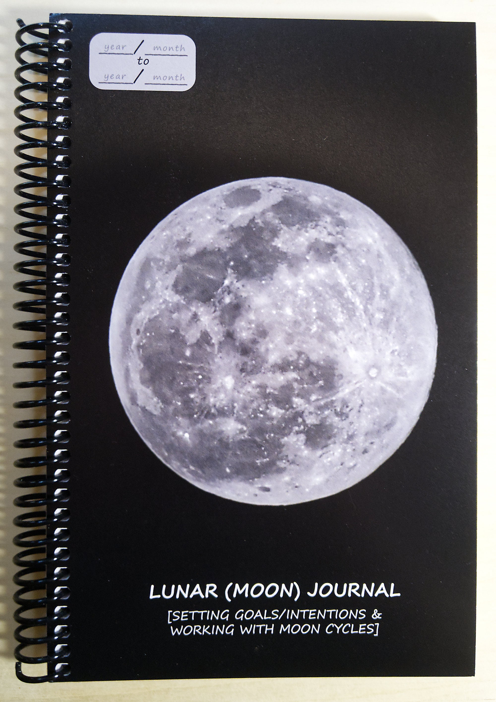 Lunar Journal / Moon Journal spiral Bound Track Your Relationship to ...