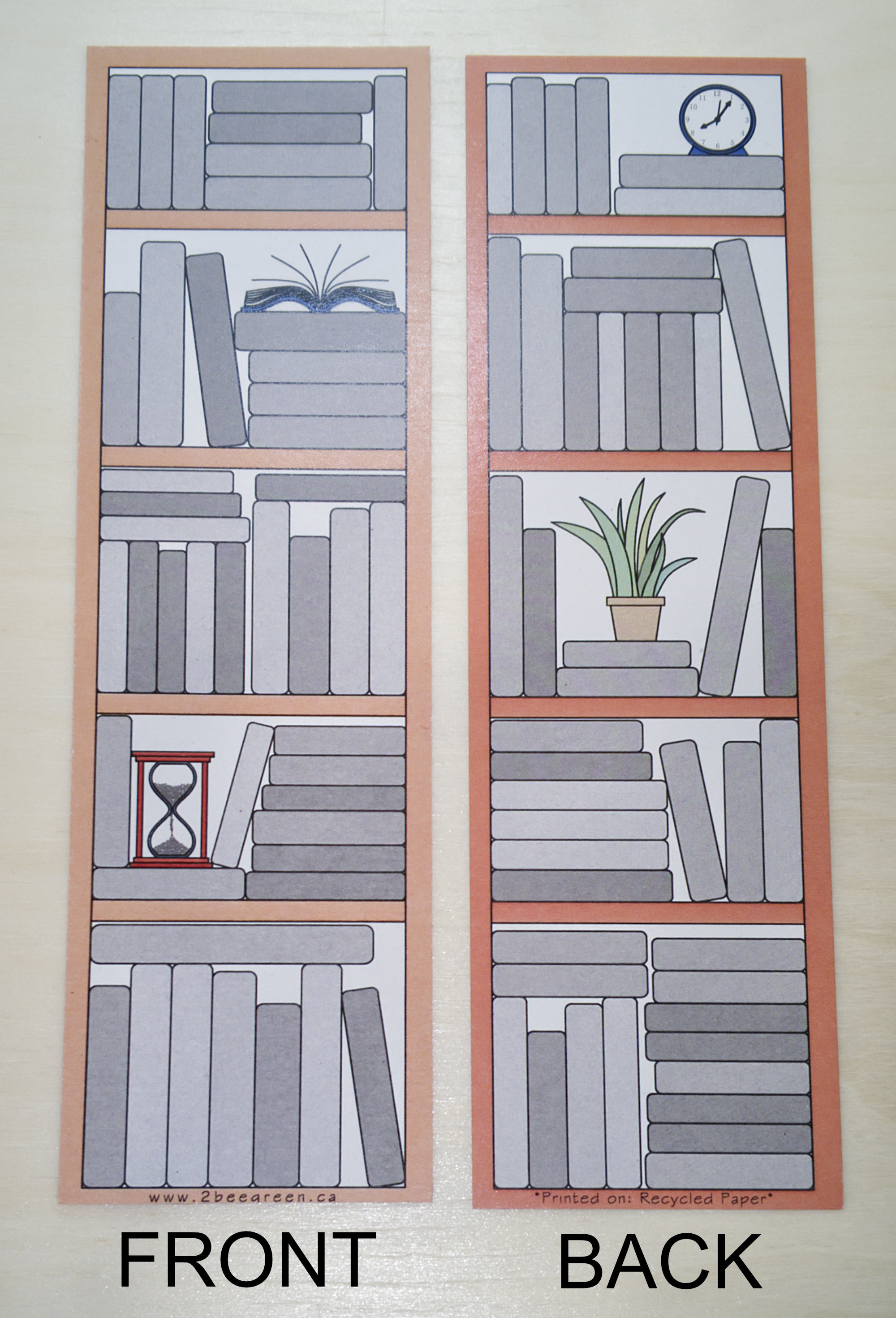 Reading Tracker Bookmark - Fill in Your Little Bookshelf Library as You ...