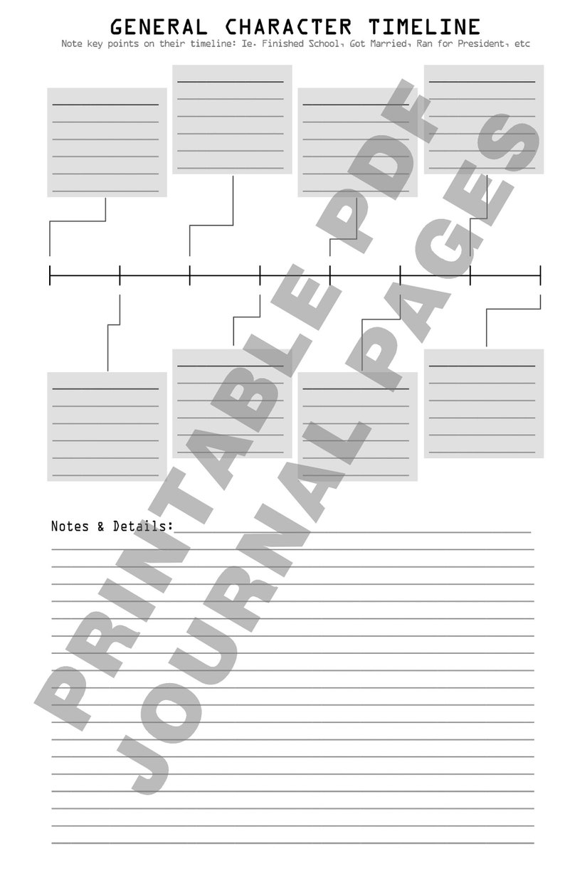 Character Development Journal for Writers - Create & Develop Character ...