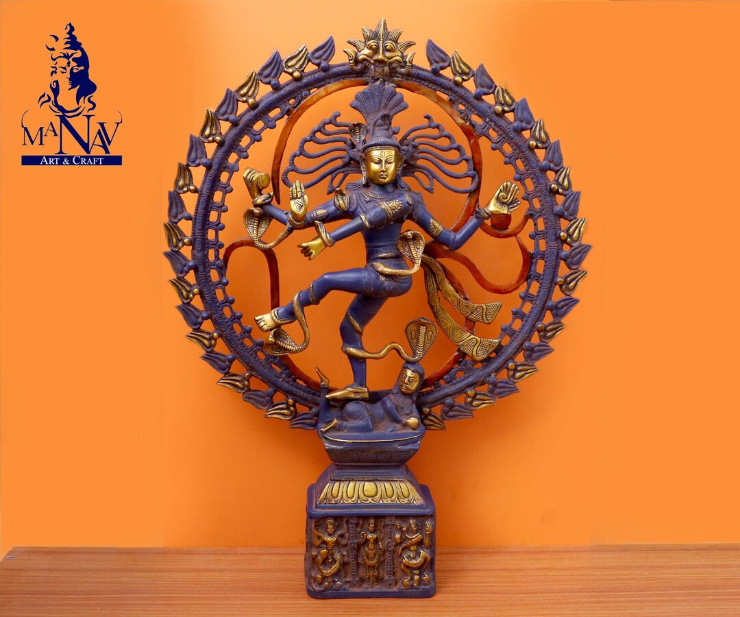 Brass Nataraj - 65CM Brass Nataraja Statue, Large Natraj Idol, Dancing ...