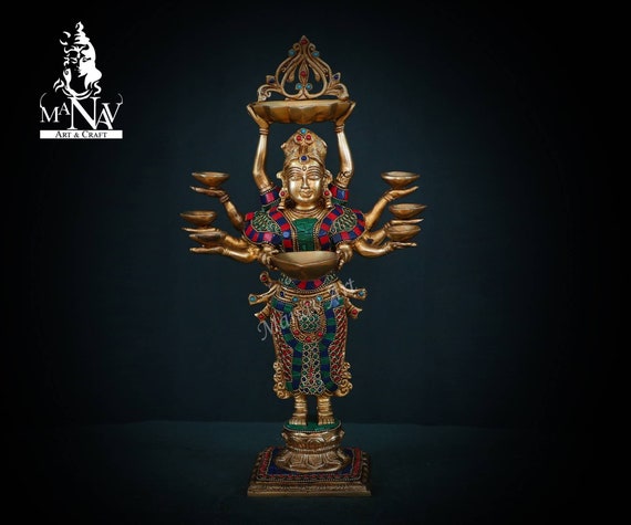 India Statue With 2 Arms And Hands