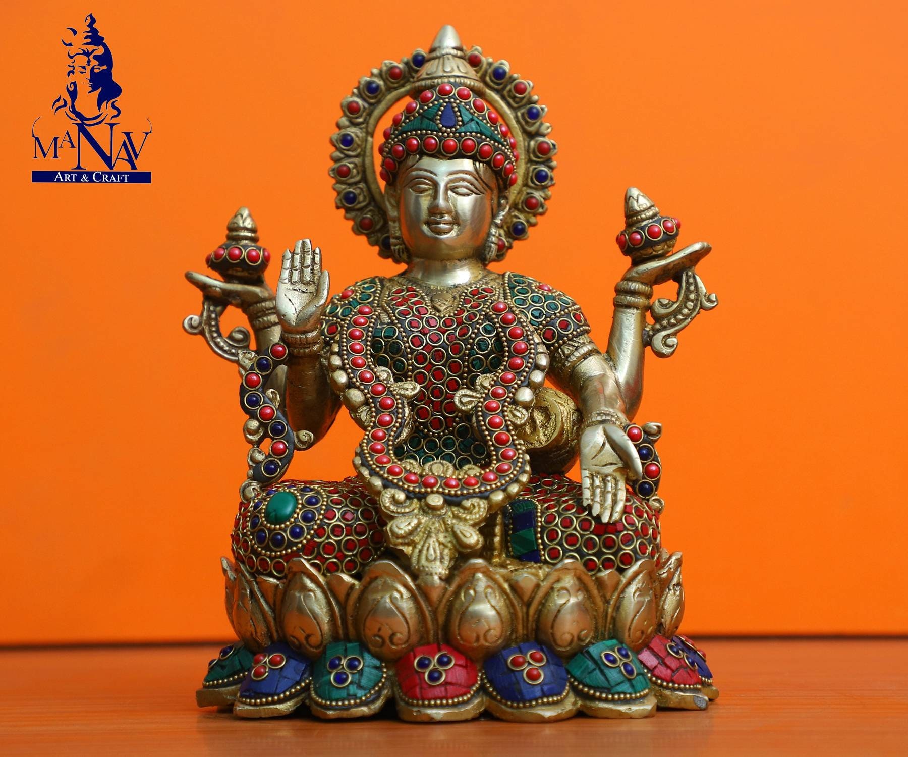 Figurines Craftovally Goddess Lakshmi For Home Decor 26CM Standing ...