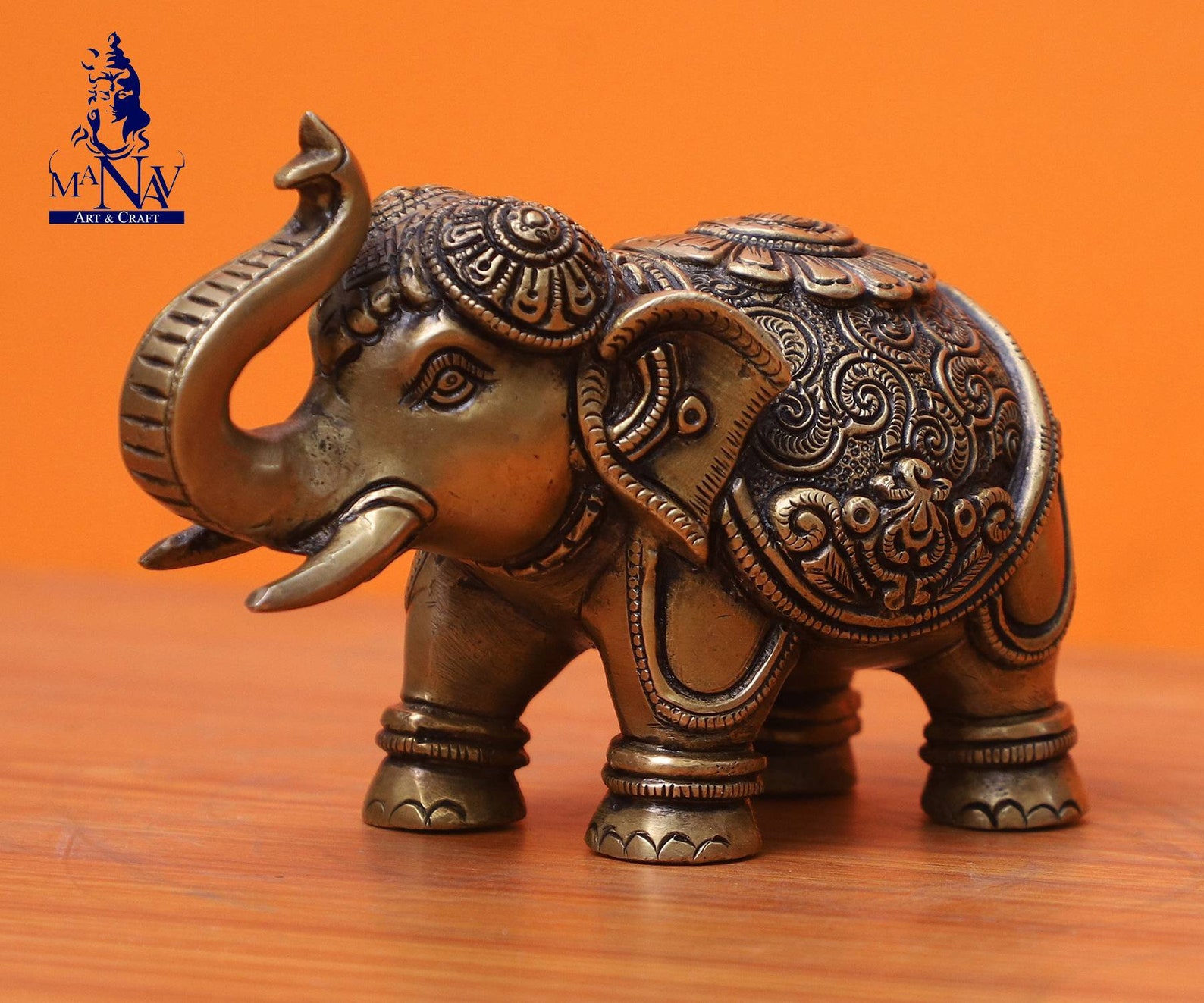 Brass Elephant Statue 11 CM Elephant Idol Elephant Figurine - Etsy