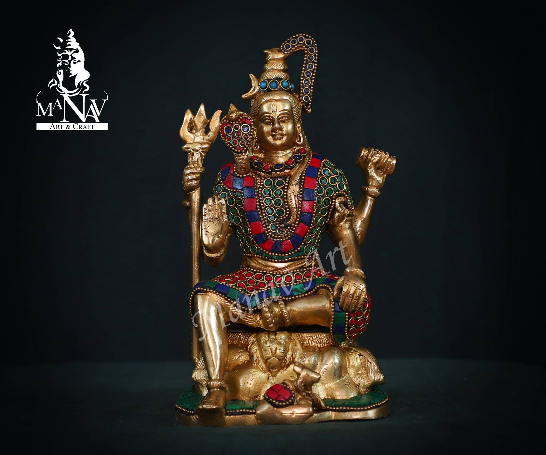 Lord Shiva Statue 22.5 CM Shankar Statue Shiva Idol Shankar - Etsy