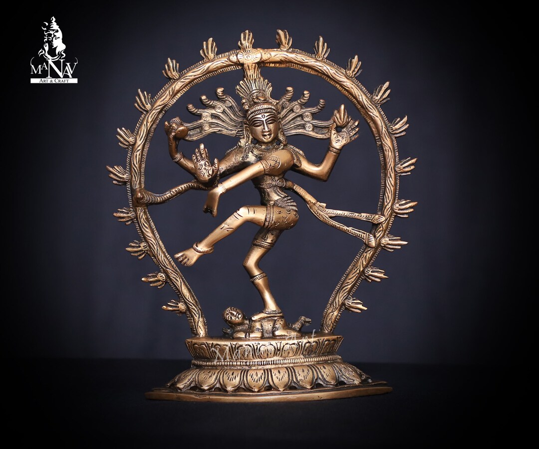 Nataraj Statue, 22 CM Brass Nataraja Statue, Nataraj Idol, Dancing ...