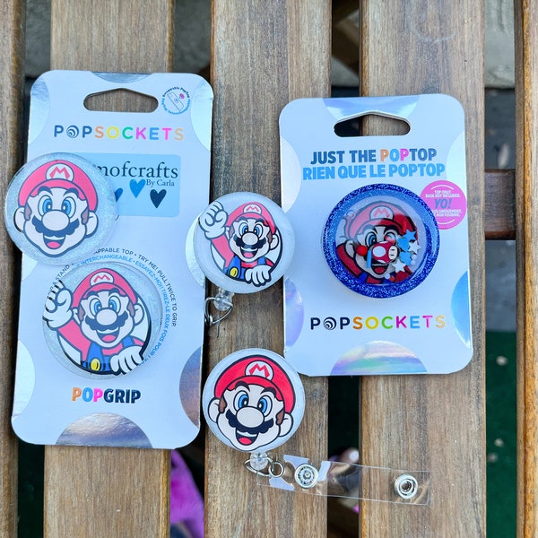 Mario Popsocket - Etsy