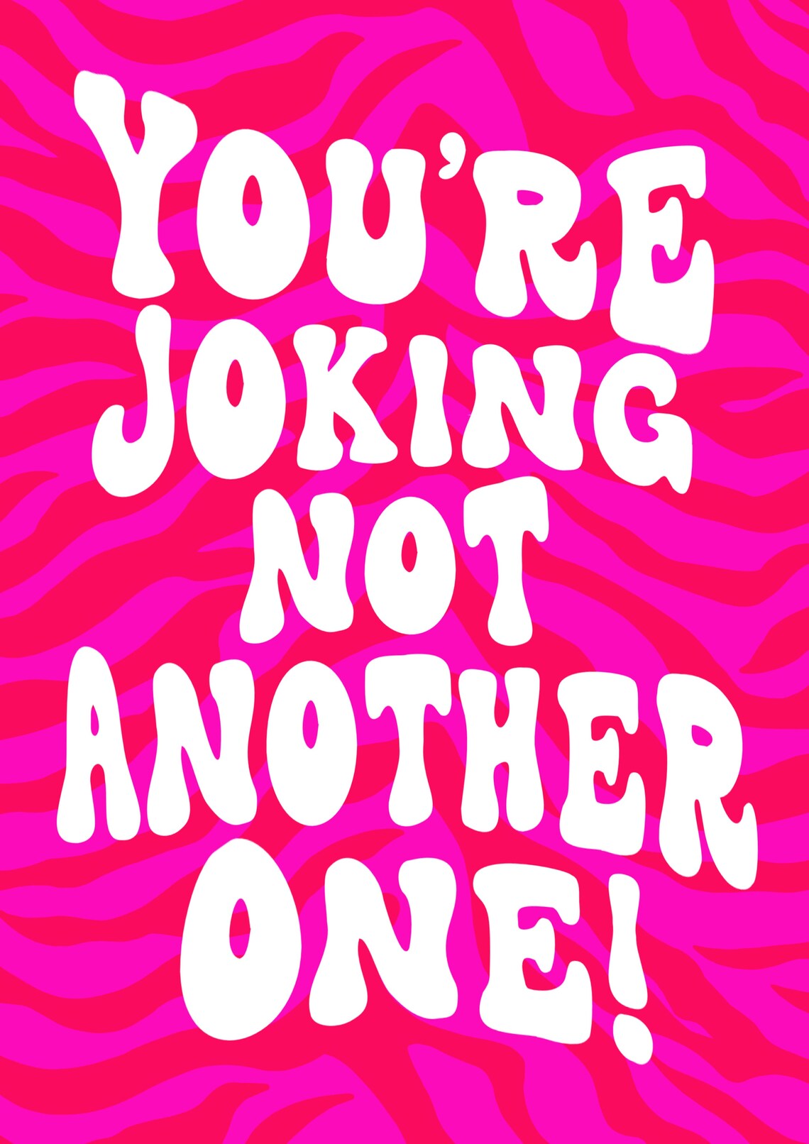 Youre joking Not another one Wall Art Print Iconic Tv | Etsy