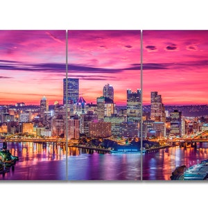 Pittsburgh Wall Art, Pittsburgh Home Decor, Pittsburgh City, Pittsburgh ...