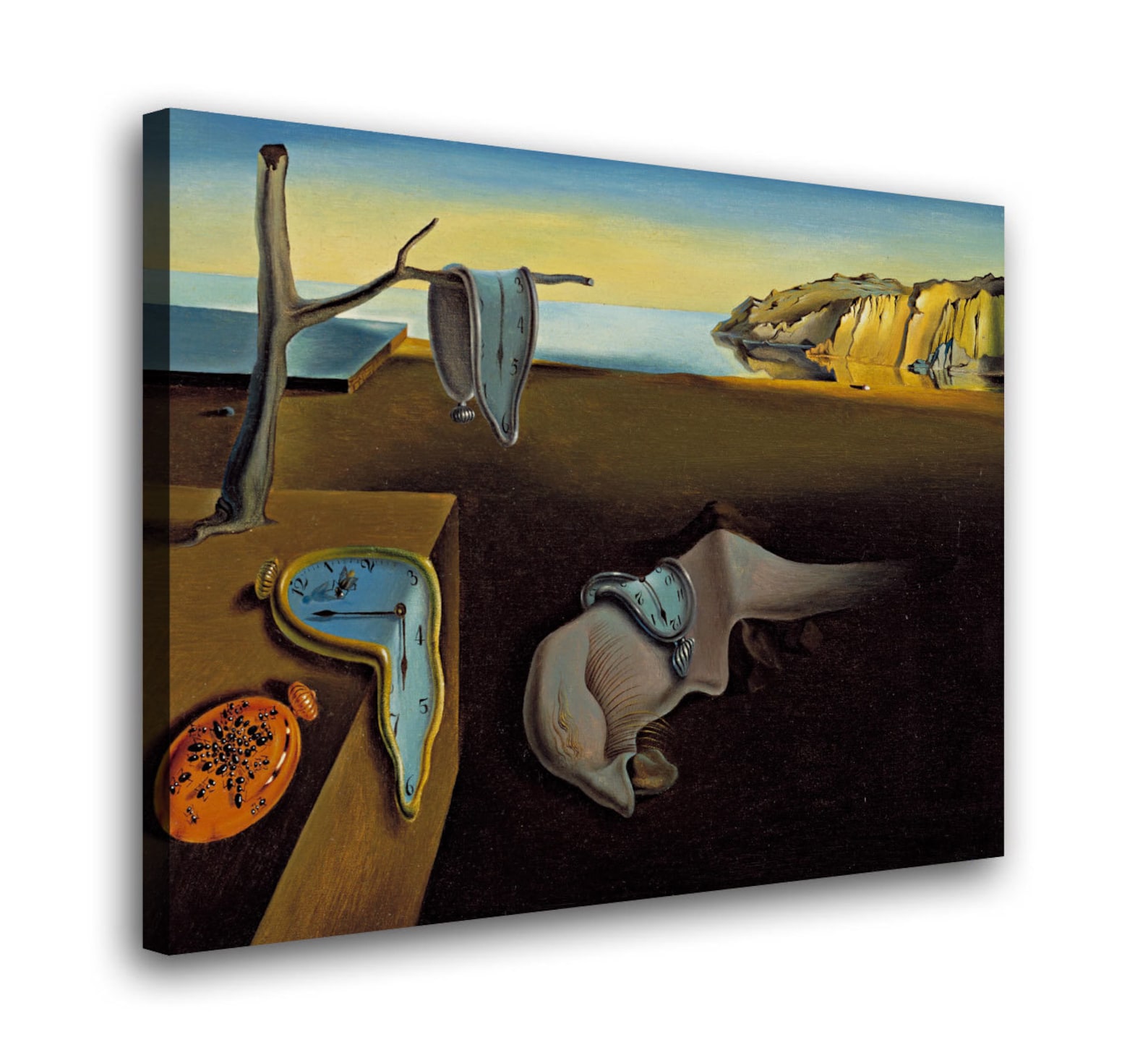 Salvador Dali the Persistence of Memory Canvas Surrealism - Etsy