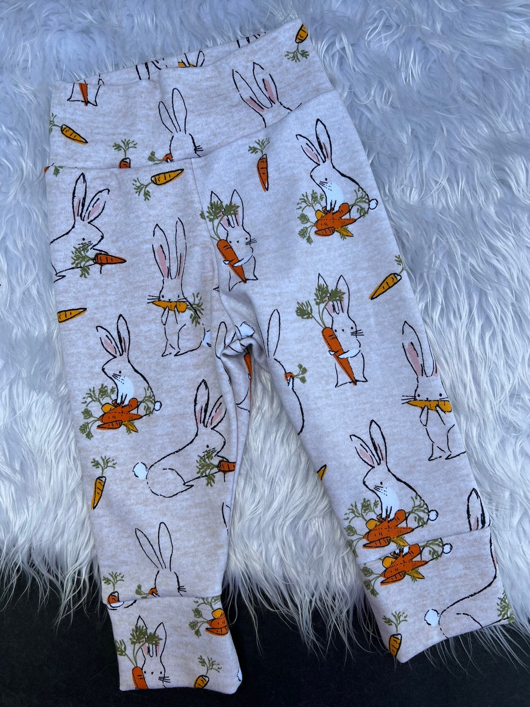 Easter Bunny Leggings and Joggers/rabbits & Carrots Baby Boy Outfit ...