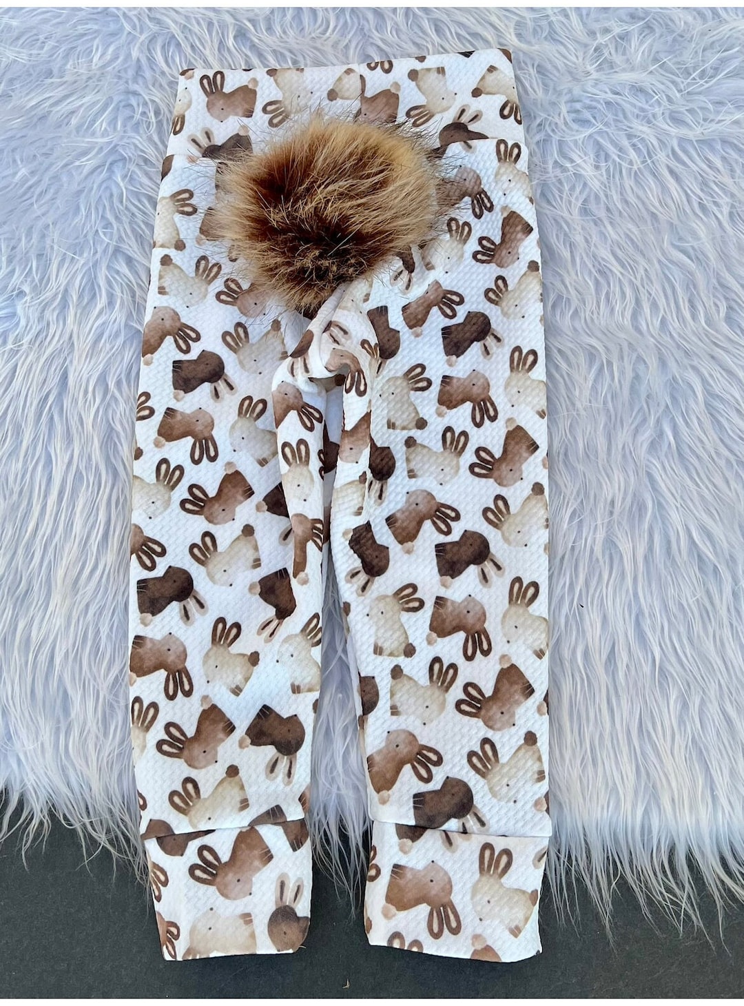 Easter Bunny Jogging Pants With Bunny Tail/baby Girl Bunnny Butt ...