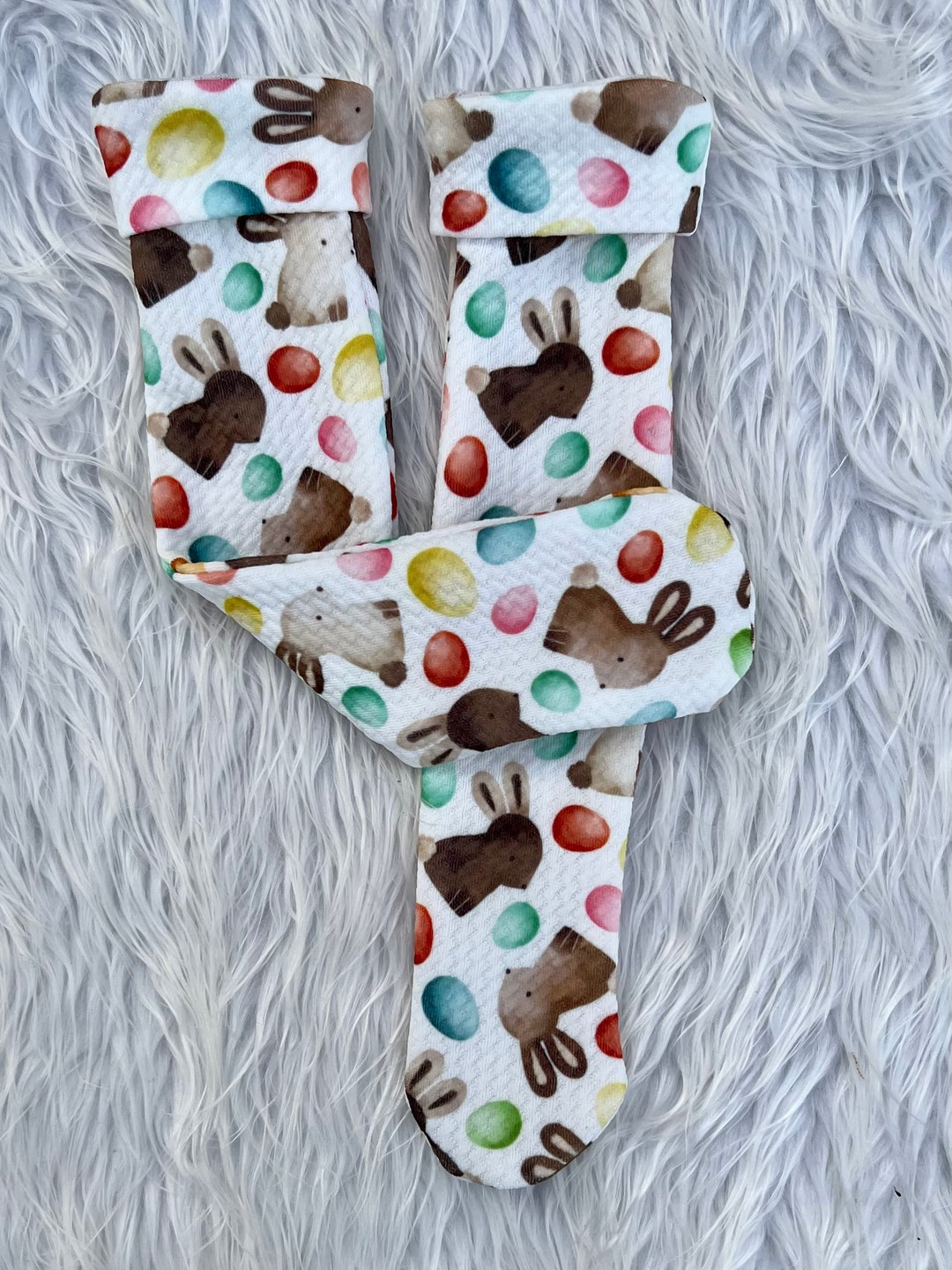 Easter Socks and Bow Set/easter Egg Socks/bunny Socks/novelty Socks ...