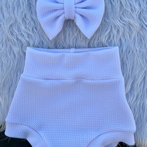 Bunny Tail Bummie and Bow Set/cotton Tail Bummie Outfit/bunny Butt Bummie/easter Bunny Tail ...