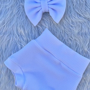 Bunny Tail Bummie and Bow Set/cotton Tail Bummie Outfit/bunny Butt Bummie/easter Bunny Tail ...