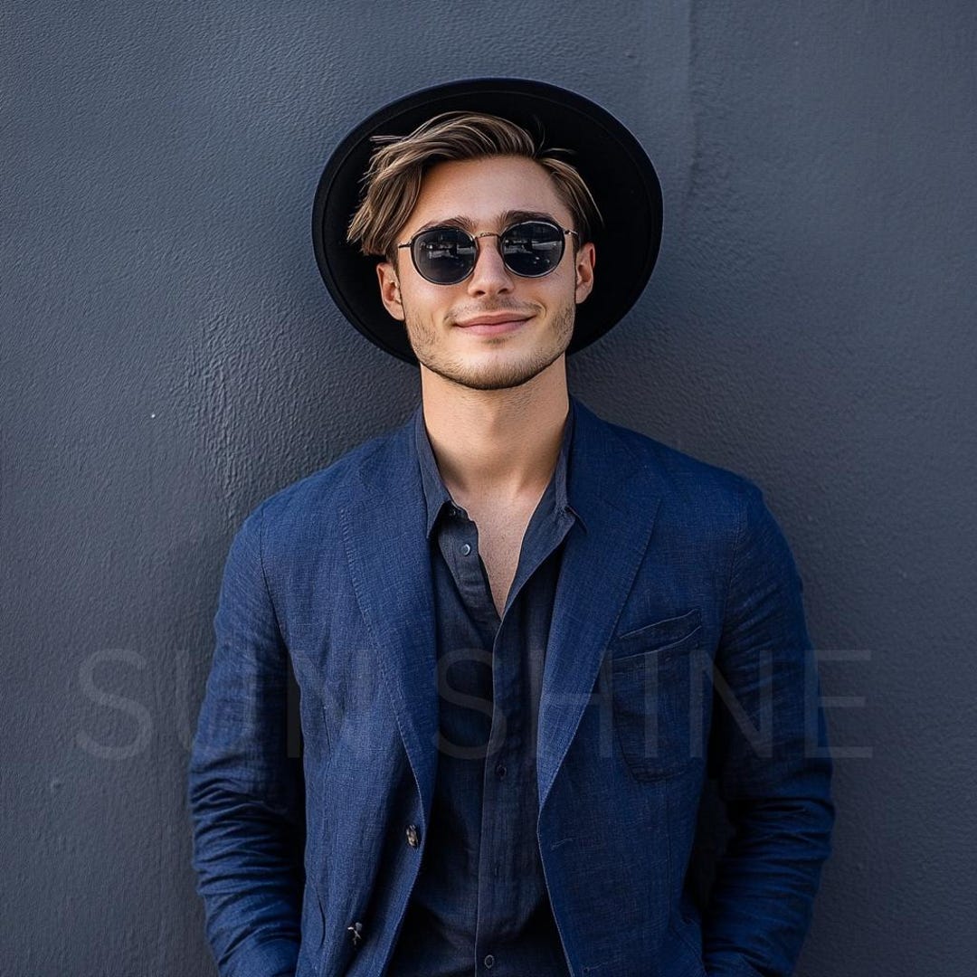 Premium DARK NAVY BLUE Linen Suit, Men Linen Suit, 2 Piece Wedding ...