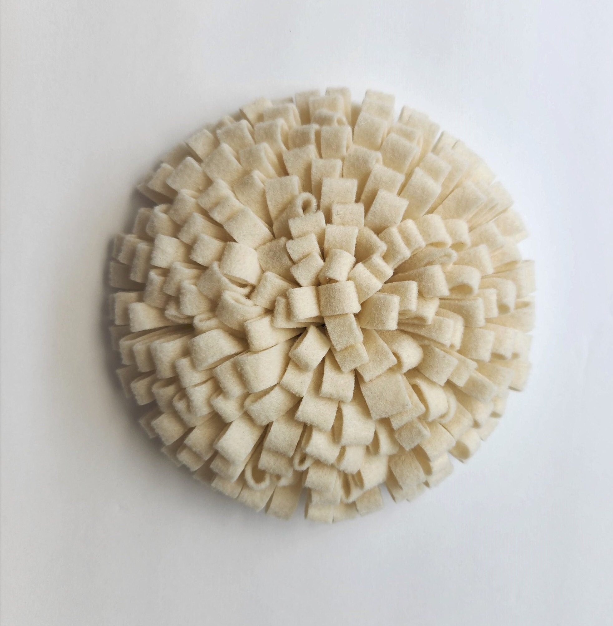 Cream Felt Floral Center - Etsy